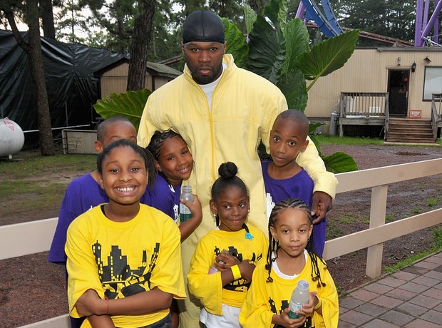 50 Cent's endlessly doing work with his 'G-Unit Foundation'. - 13 Of ...